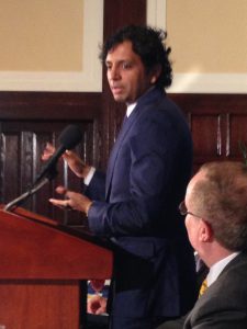 M. Knight Shyamalan at the National Press Club – Movie Mom